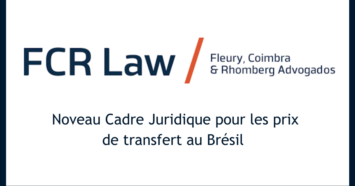 Artigo enviado pela nossa empresa associada FCR Law que aborda o novo quadro jurídico para os ...
